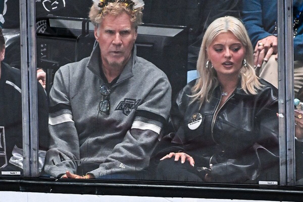 Bebe Rexha Brings Out Her True Hockey Fan With Will Ferrell at LA Kings ...