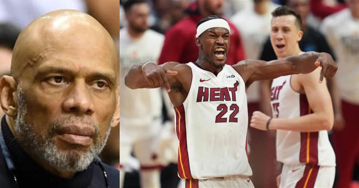 Emulating Kareem Abdul-Jabbar, Jimmy Butler Yells Out Own Shot in ...