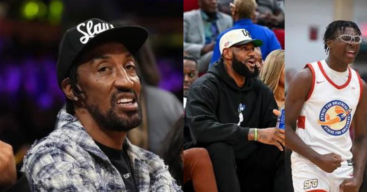LeBron James Embraces Scottie Pippen as NBA Greats Show up for Bryce ...