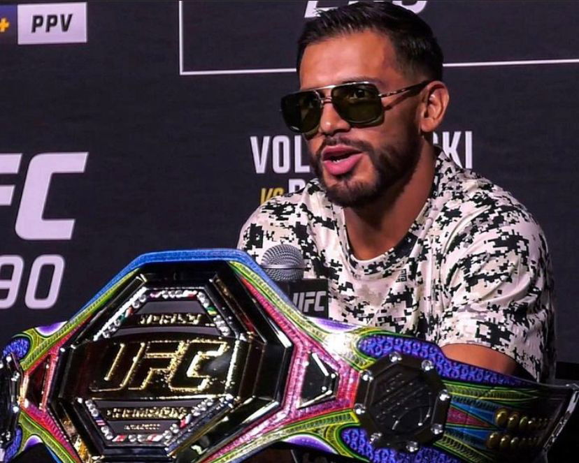 “Pride Month Belt”: Yair Rodriguez’s Customized Belt Depicting Mexican ...