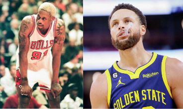 NBA Fans Get “SpongeBob Vibes” from “Dennis Rodman Jr” as Stephen Curry ...