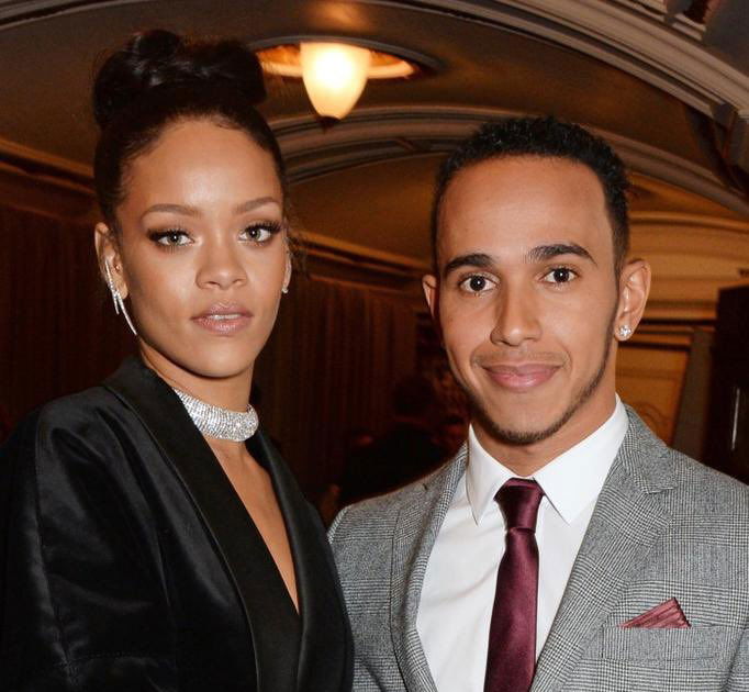 Lewis Hamilton Shares Three Words of Encouragement to A$AP Rocky ...