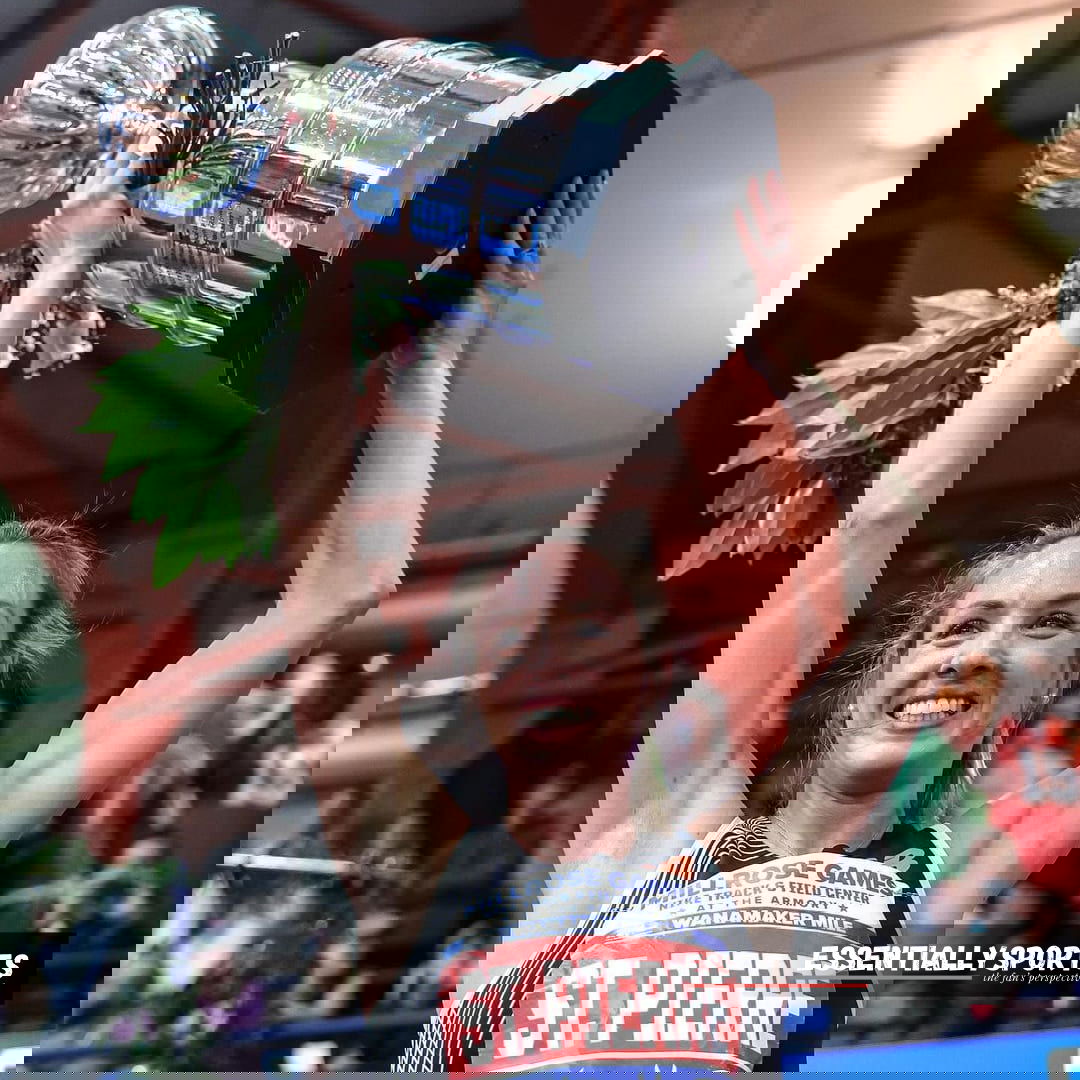 Millrose Games: Back on Track Less Than a Year After Giving Birth, Elle ...