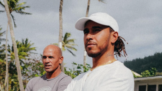 Months After Lewis Hamilton’s Shocking Surfing Revelation, Kelly Slater ...
