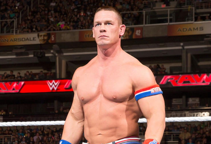 John Cena Arm Muscles John Cena Makes Shock Appearance On The RAW