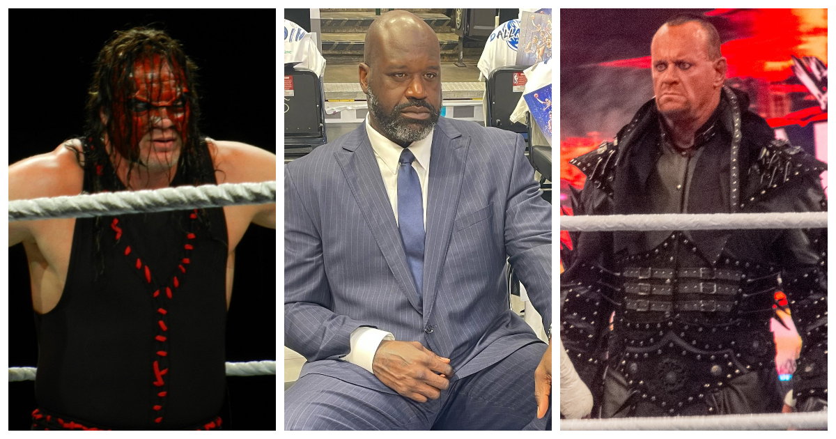 Undertaker’s 7 ft “Brother” Chokeslammed by Shaquille O’Neal in ...