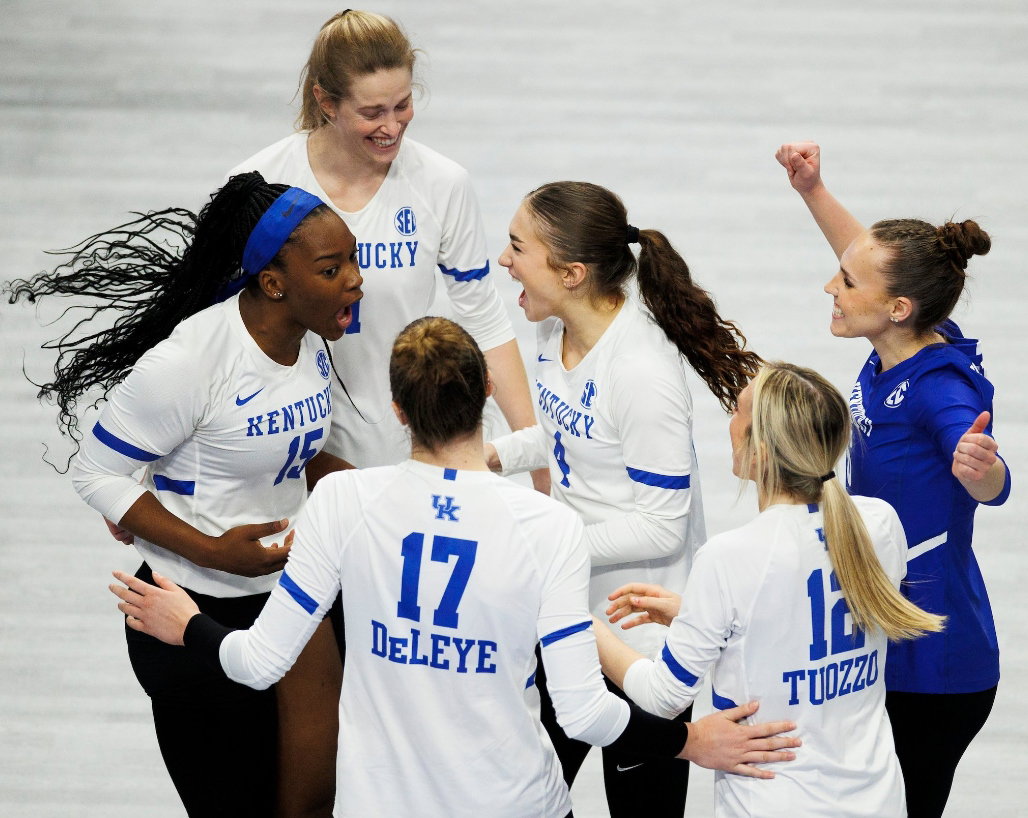 Watch: Kentucky Volleyball Team’s Winning Moment as They Clinch 7th ...
