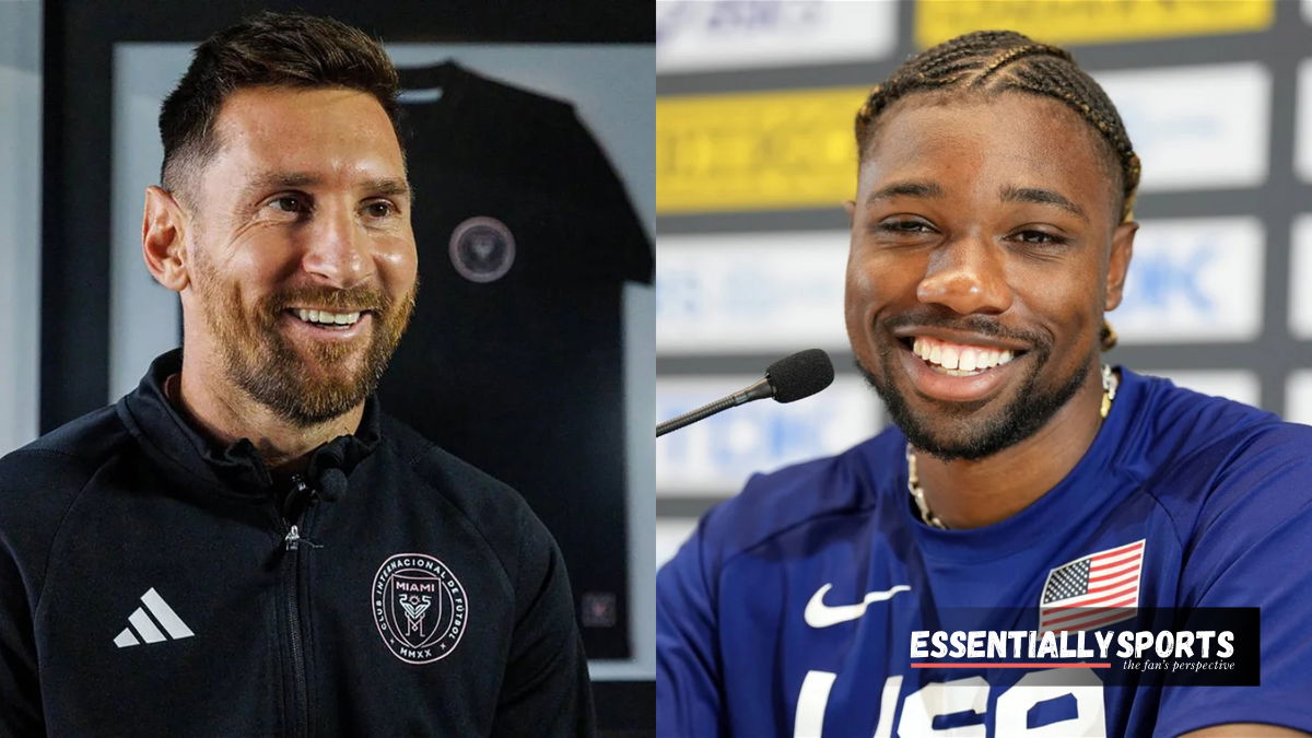 Noah Lyles Has a 3-Word Message for Lionel Messi as the Adidas Rep ...