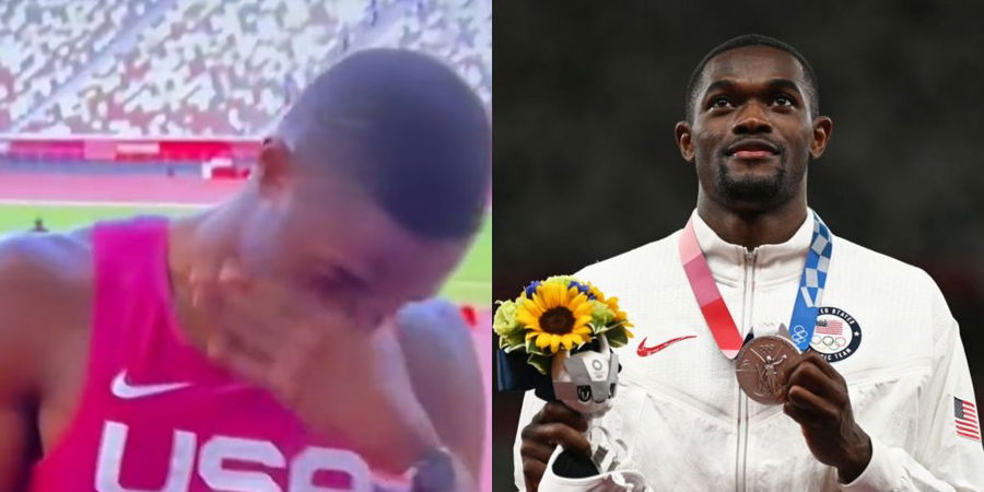 VIDEO: USA's Sprinter Rai Benjamin Breaks Down In Tears After Watching ...