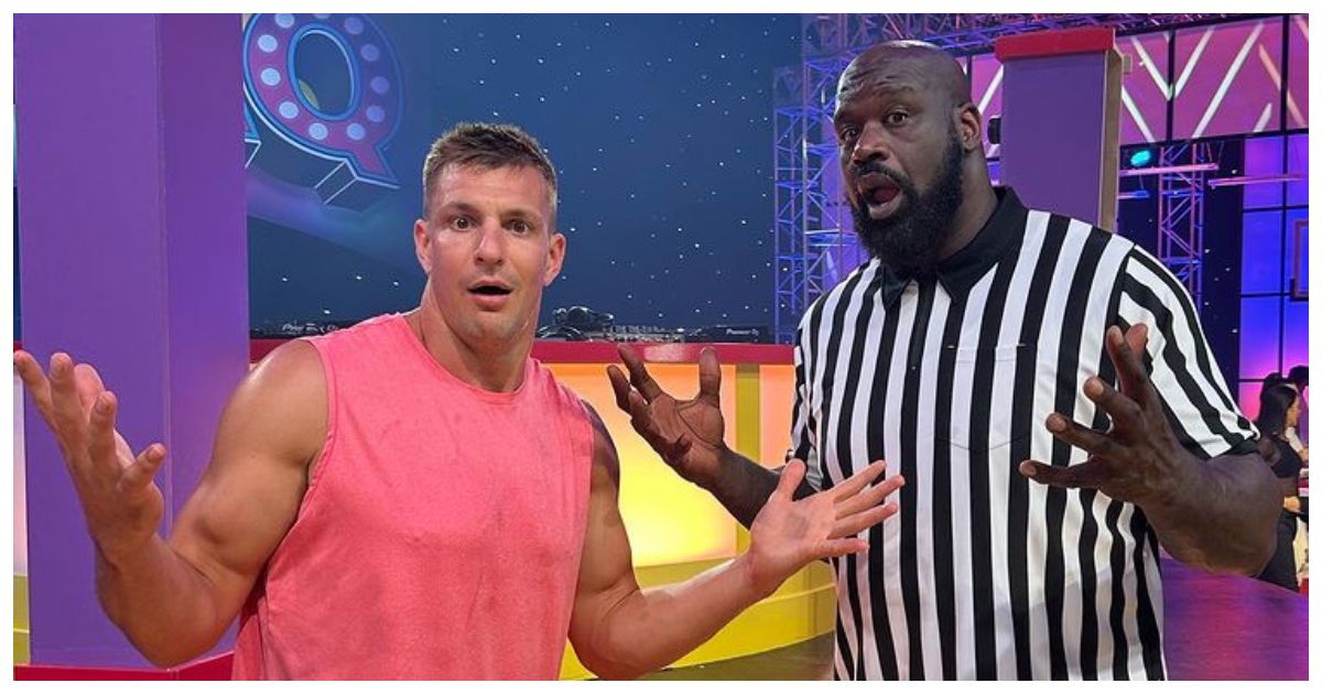 Smitten With Rob Gronkowski’s “Hot” Girlfriend, Shaquille O’Neal Admits “Not Wanting Trouble ...