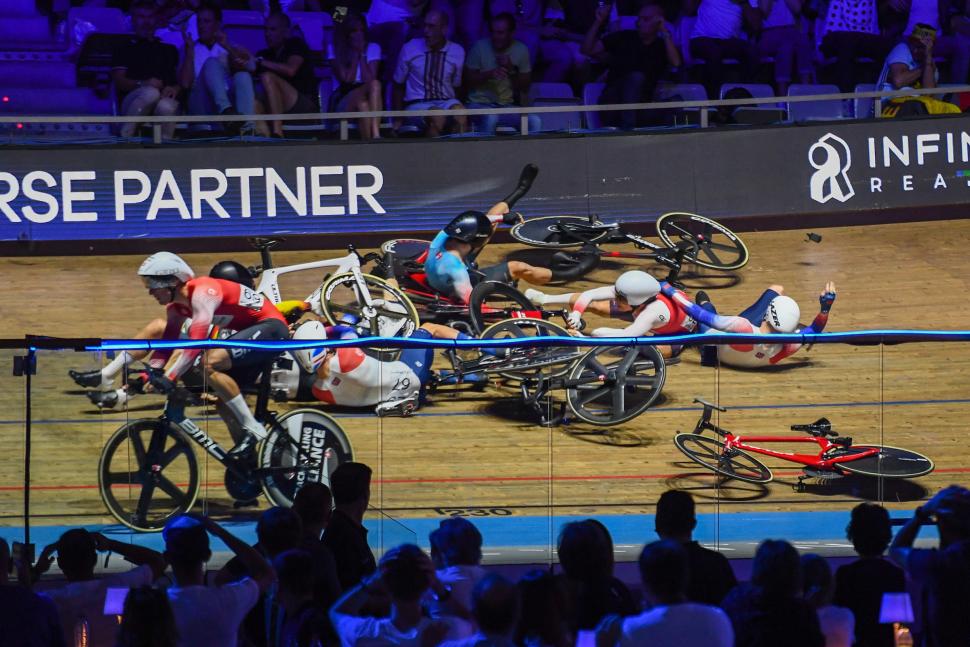 VIDEO: Massive Crash Takes Down Half the Competitors Before Men's ...